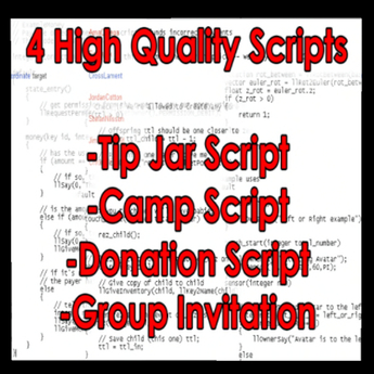 Second Life Marketplace - 4 High Quality Scripts